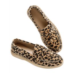 Slipper Heine, Damen, Gr. 37, leofarben, Synthetik, Schuhe Slipper