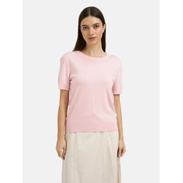 Smith & Soul Rundhalspullover SMITH & SOUL, Damen, Gr. L, rose powder, Feinstrick, Material: 80% Viskose, 20% Polyamid, unifarben, regular fit normal, Rundhals, eingesetzt Rippb&uuml;ndchen, Pullover Rundhalspullover, aus Feinstrick