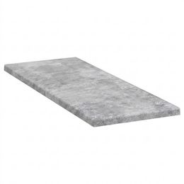 Fensterbank Steingrau, FEBALIT prime MDF inkl. Abschlusskanten, Steingrau, 500 x 150 mm, ohne Schattenfuge, individuell konfigurieren