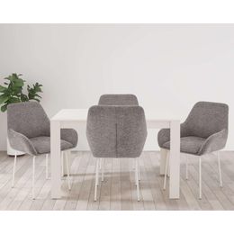 Esstisch OTTO HOME "Meigh", kaschmir, B:120cm H:75cm T:80cm, Tische, Rechteckiger Esstisch Esstisch Holz-Esstische K&uuml;chentisch, Breite 120 cm, verschiedene Gr&ouml;&szlig;en und Farbvarianten