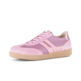 Sneaker Gabor "Sneaker low", Damen, Gr. 44, rosa, Schuhe Sneaker