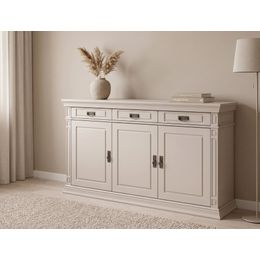 Sideboard OTTO HOME "Vinales", kaschmir, beige, B:155cm H:83cm T:39cm, FSC-zertifiziertes Massivholz, Sideboards, Sideboard, Kommode, aus massiver Kiefer