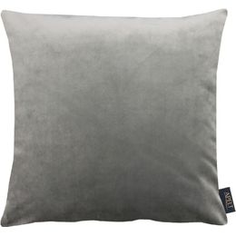 Dekokissen Apelt "Arte" Gr. 1, grau (grau, unifarben), B:46cm L:46cm, Polyester, Dekokissen_Sitzkissen_Kissenh&uuml;llen, Kissenh&uuml;lle ohne F&uuml;llung, 1 St&uuml;ck
