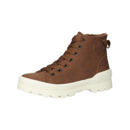 Sneaker Blowfish "Blowfish Sneaker Lederimitat", Damen, Gr. 38, whisky, Lederimitat, Schuhe Sneaker