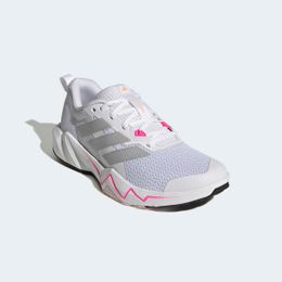 Trainingsschuh adidas Performance "RAPIDMOVE GO TRAINER W", Damen, Gr. 38,5, cloud wei&szlig;, silber metallic, lucid pink, Textil, Schuhe
