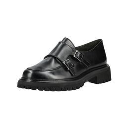 Slipper Paul Green "Paul Green Slipper Leder", Damen, Gr. 37,5, schwarz, Leder, Schuhe Slipper
