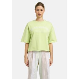 Smith & Soul Sweater SMITH & SOUL, Damen, Gr. L, spring gr&uuml;n, Sweatware, Material: 95% Baumwolle, 5% Elasthan, unifarben, gerade kurz, Rundhals, eingesetzt gerader Abschluss, Sweatshirts Sweater, mit Baumwolle