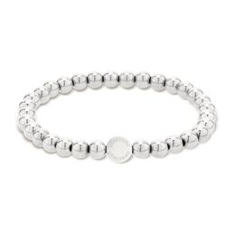 Armband Liebeskind Berlin "New Beads", edelstahlfarben, Armb&auml;nder, Damen, 18cm, Edelstahl, Armband