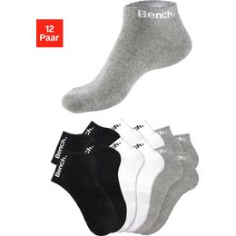 Bench Damen Sportsocken 4x schwarz, 4x wei&szlig;, 4x grau-meliert, Gr&ouml;&szlig;e 35/38