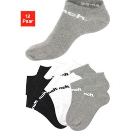 Bench Damen Sportsocken 4x schwarz, 4x wei&szlig;, 4x grau-meliert, Gr&ouml;&szlig;e 35/38