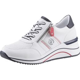 Remonte Damen Sneaker , f&uuml;r orthop&auml;dische Einlagen geeignet wei&szlig;-marine Gr&ouml;&szlig;e 37