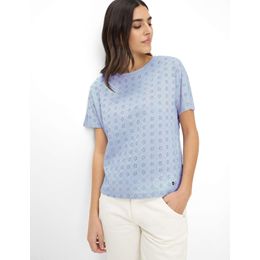 Brax Damen Shirt Style CAELEN S vintage blue, hellblau, Gr. 36