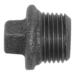 Riegler Stopfen 290, mit Rand, R 1 1/4 a. Temperguss schwarz (TFS 290-114-S)