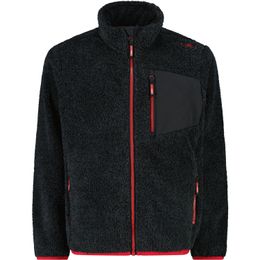 CMP Fleecejacke Kinder - Gr&ouml;&szlig;e 128 - schwarz