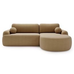 ECKSOFA Aurio Hellbraun Rechts