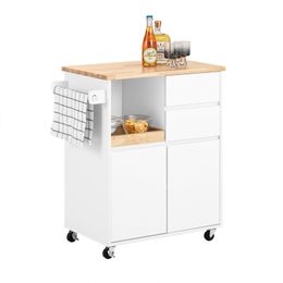 sobuy K&Uuml;CHENWAGEN Wei&szlig;