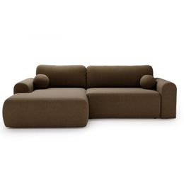 ECKSOFA Savana Braun Links