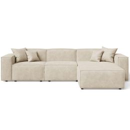 ECKSOFA Arizona Beige Rechts