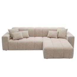 ECKSOFA Nork Beige Rechts