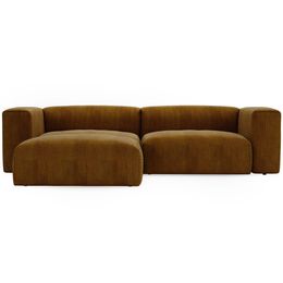 ECKSOFA Landi Braun Links