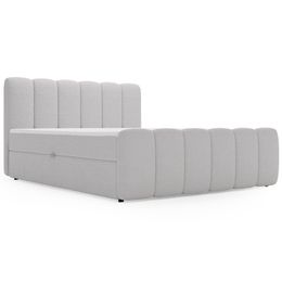 BOXBETT Cloud 160x200 Boucl&eacute;-Stoff Grau