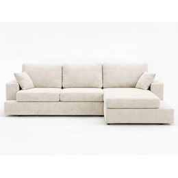 ECKSOFA Nesto Creme Rechts