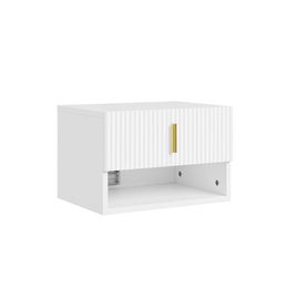 sobuy NACHTTISCH mit Schublade und offenen Fach FBT176-E-W