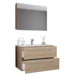 Badezimmer Badinos 3-tlg. Sonoma Eiche