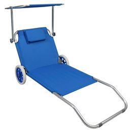 Gartenliege Blau