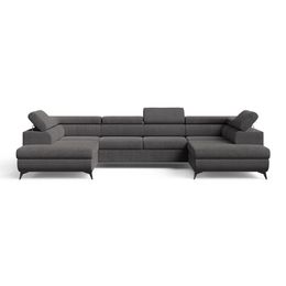 ECKSOFA Argon U Dunkelgrau