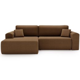 ECKSOFA Belvio Braun Links