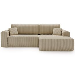 ECKSOFA Belvio Beige Rechts