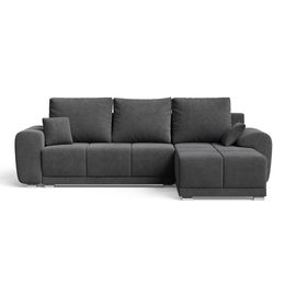 ECKSOFA Monti Anthrazit Rechts
