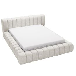 POLSTERBETT Italia 160x200 Cremige