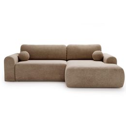 ECKSOFA Savana Braun Rechts