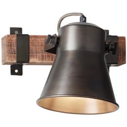 Brilliant Wandleuchte Plow in Schwarz max. 10 Watt Wandlampe