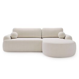 ECKSOFA Aurio wei&szlig; Rechts