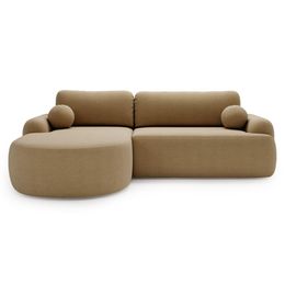 ECKSOFA Aurio Hellbraun Links