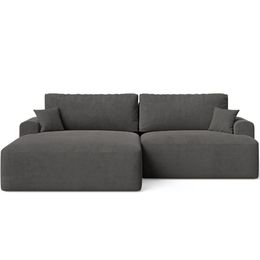 ECKSOFA Serene Dunkelgrau Links