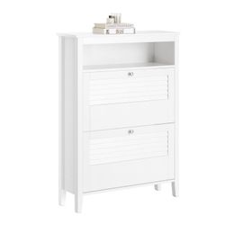 sobuy SCHUHSCHRANK Wei&szlig;