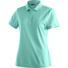 Maier Sports Ulrike Poloshirt Damen - Gr&ouml;&szlig;e 36 - gr&uuml;n