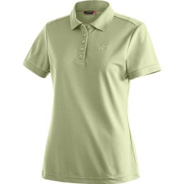 Maier Sports Ulrike Poloshirt Damen - Gr&ouml;&szlig;e 38 - gr&uuml;n
