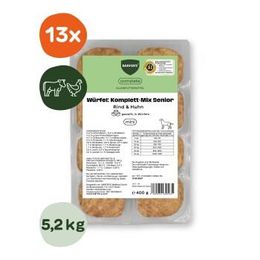 BARFER's BARFER'S W&uuml;rfel: Komplett-Mix Senior Rind & Huhn 13x400 g