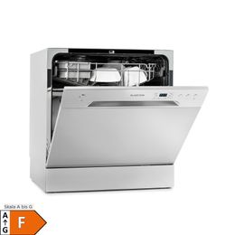 Klarstein Amazonia 8 Geschirrsp&uuml;lmaschine 1620 Watt f&uuml;r 8 Ma&szlig;gedecke 49 dB Aquastop Silber