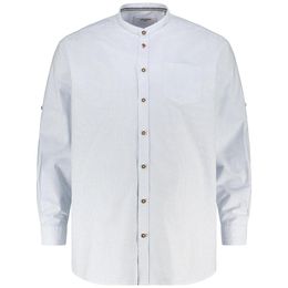 Herren Gro&szlig;e Gr&ouml;&szlig;en | Pfundskerl Trachtenhemd mit Elasthan Farbe hellblau Gr&ouml;&szlig;e: 4XL