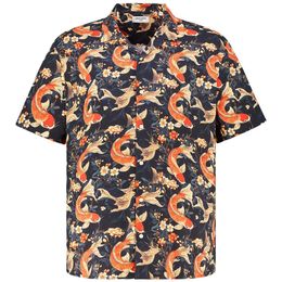 Jack & Jones Herren Gro&szlig;e Gr&ouml;&szlig;en | Jack&Jones Freizeithemd aus Viskose Farbe gr&uuml;n Gr&ouml;&szlig;e: 7XL