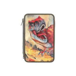 Depesche 3-Fach Federtasche mit 3D Effekt Dino World 20 x 13 cm