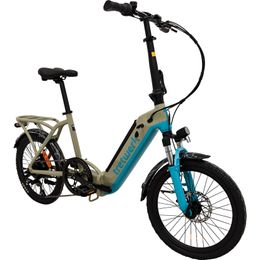 Tretwerk Camper E Bike Klapprad Damen Herren 20 Zoll Elektro Fahrrad 468 Wh Pedelec
