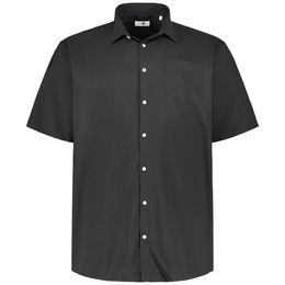 Herren Gro&szlig;e Gr&ouml;&szlig;en | Pfundskerl Businesshemd mit Stretch Farbe schwarz Gr&ouml;&szlig;e: XXL