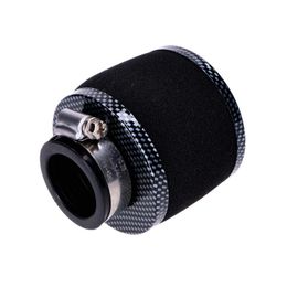 Luftfilter Powerfilter Schaum 35mm 75x80mm Carbon-Look gerade f&uuml;r Puch, Z&uuml;ndapp, Hercules, KTM, DKW, Simson